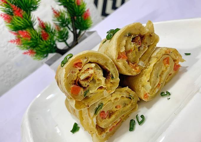 Classic Crepe Egg roll Recipe by Da-Princess Kitchen Culinary Concept ...