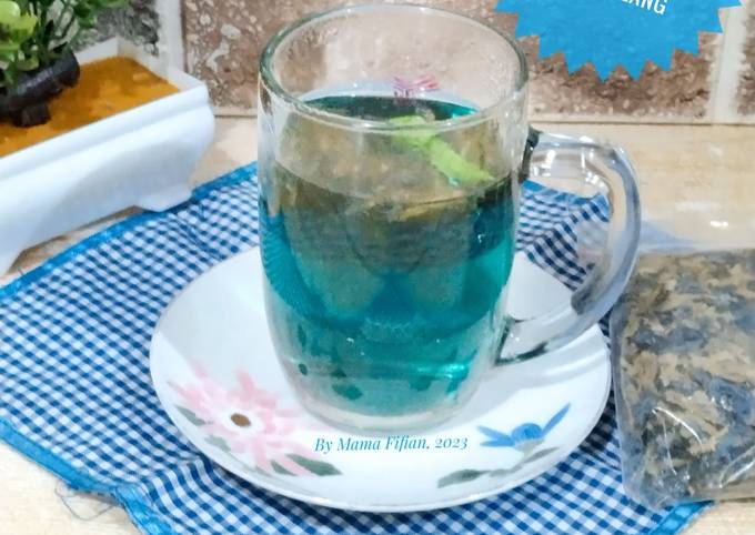 Resep Air Bunga Telang Pandan/ Teh Bunga Telang oleh Lanjarsih/Mama Fifian ( MasakanRumahan ...