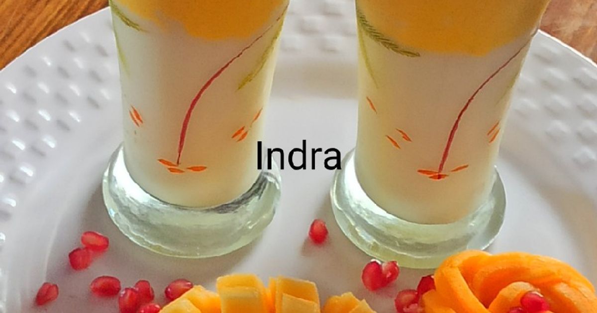 मैंगो डालगोना मिल्क शेक (Mango Dalgona Milk Shake Recipe In Hindi ...