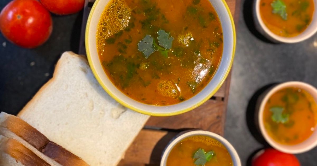 Tomato Coriander Shorba Recipe by Prachi Singhal - Cookpad