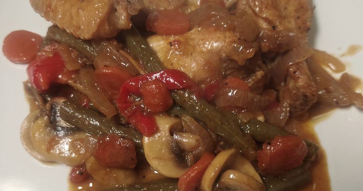 Pollo con verduras Receta de Rut Borillo- Cookpad