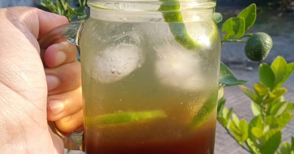 Resep Es Kopi Jeruk Limau oleh Devalesha Kitchen - Cookpad