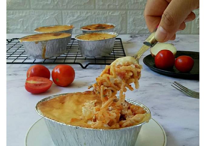 Resep Spaghetti Brulee oleh lailafebriana - Cookpad