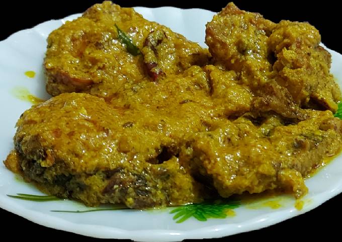 Anusree Goswami দ্বারা দই কাতলা মাছ (doi katla mach recipe in Bengali ...