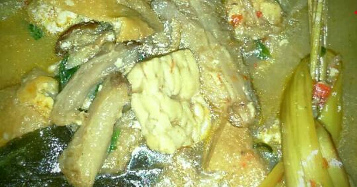 Resep Mangut Ikan Pari (Iwak Pe) + Tempe Tahu oleh Neat Atin - Cookpad