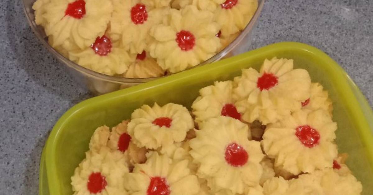 Resep Kue Semprit jadul.. Pas buat Lebaran. Bahan simpel di jamin Reny ...