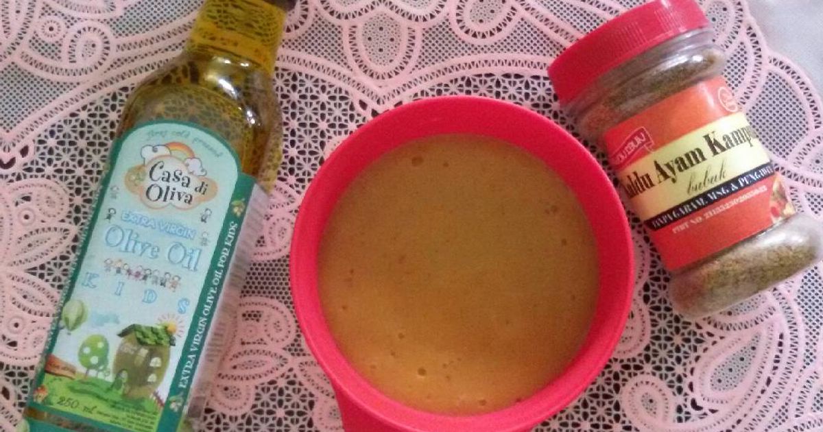 Resep Bubur Tim Saring Ikan Dori 7m+ oleh Arkhan_babyfood - Cookpad