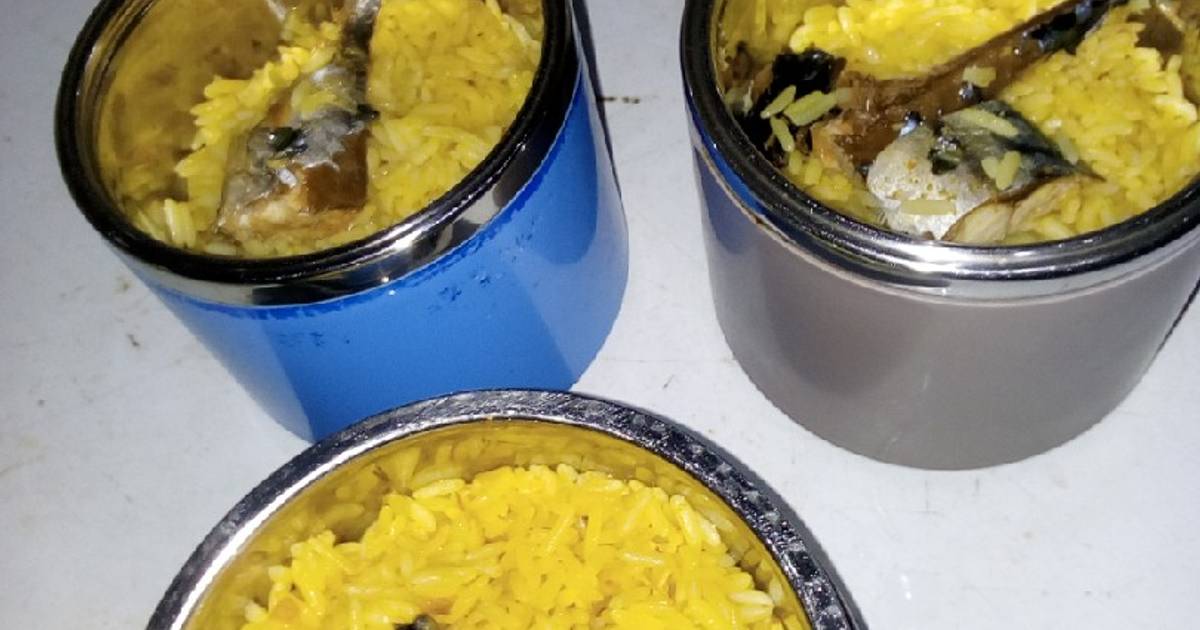 Turmeric concoction rice with fish Recipe by Esther's Menu ABM79 - Cookpad