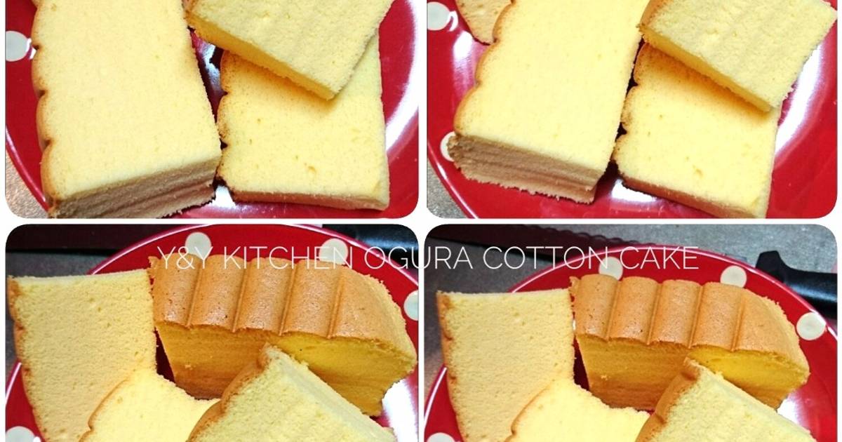 Resep Ogura cotton cake (OCC plain) oleh yNy - Cookpad