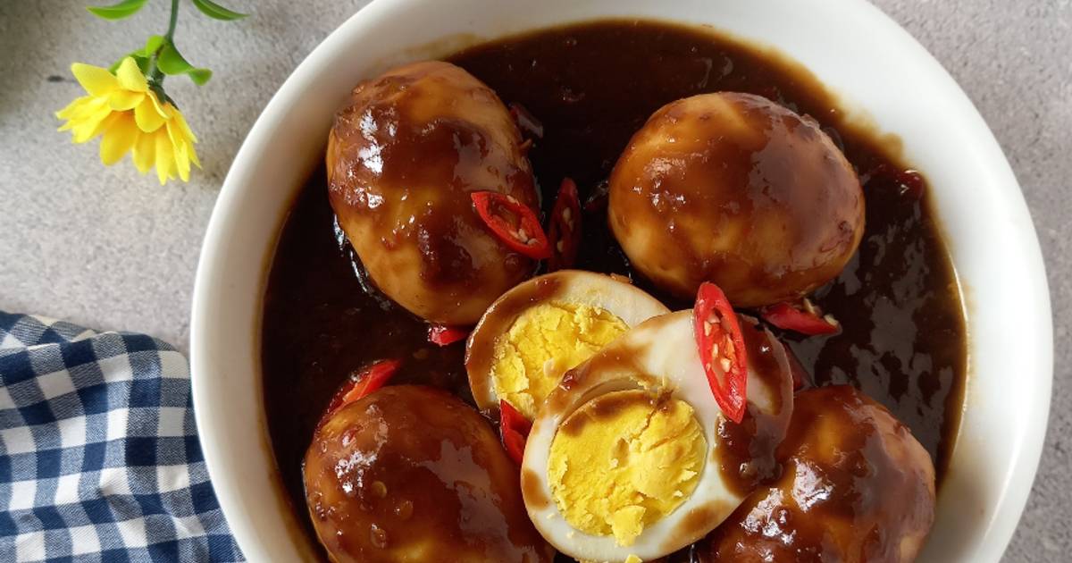 Resep Telur Petis/Telur Cit Khas Madura oleh Dapoer Bunda Delizha - Cookpad