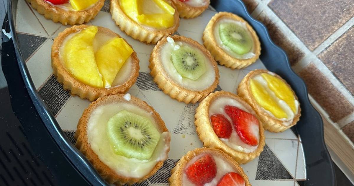 Gyümölcsös kosárkák🍓🥝🥭🥮 | Timi🌹 receptje - Cookpad receptek