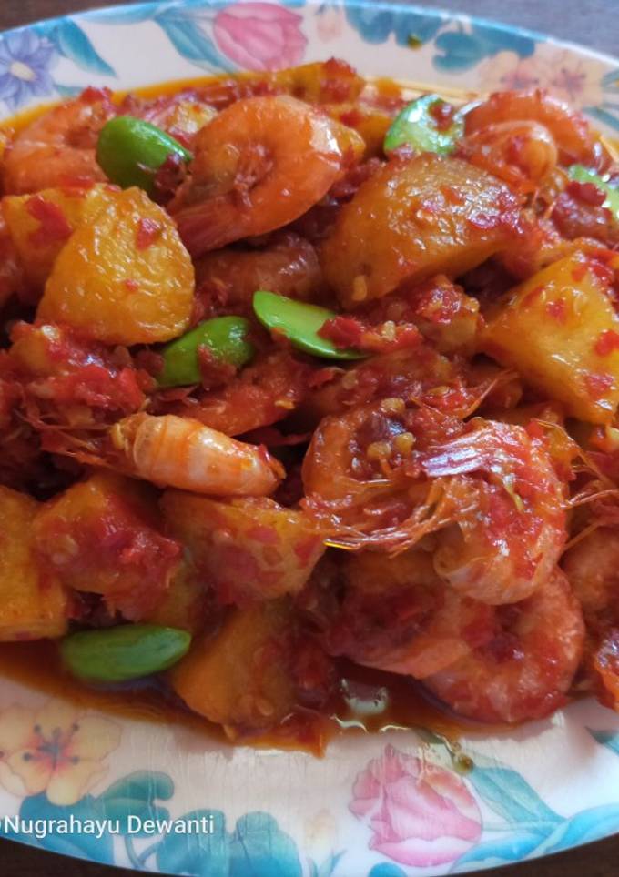 Resep Udang Goreng Patai Balado Khas Minang oleh Ayu Dewanti McArthur ...
