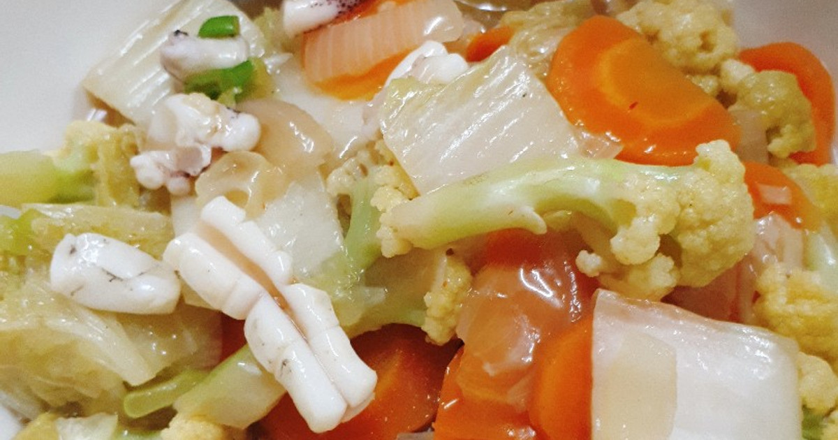 Resep Capcay Cumi oleh haritsa ifahmy - Cookpad