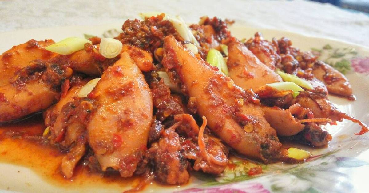 Resep Cumi Masak bumbu Sate oleh Ney //Dapur Males - Cookpad