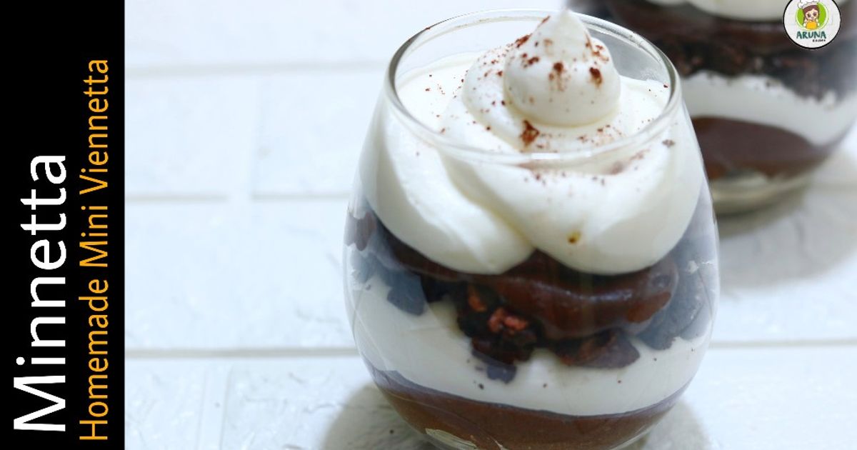 Resep Minnetta (Homemade Mini Viennetta) || Chocolate Mousse Trifle ...