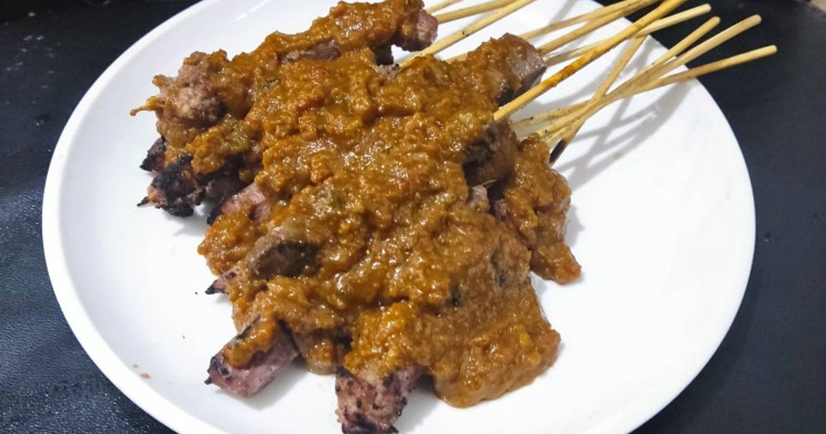 Resep Sate Kambing Bumbu Kacang oleh Shakira_Kitchen - Cookpad
