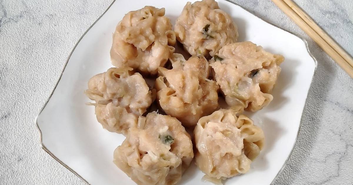 Resep Dimsum Ayam Jamur Tiram oleh Angken Keenan - Cookpad