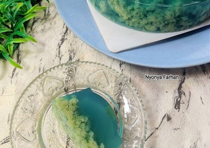 Resep Puding Coral Blue Ocean (puding bunga Telang) oleh Nyonya Farhan ...