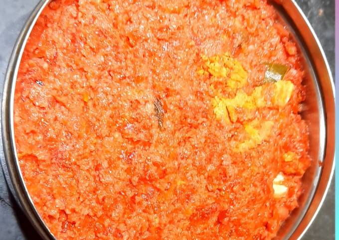 Gajorer halua Recipe by Polly Basu - Cookpad