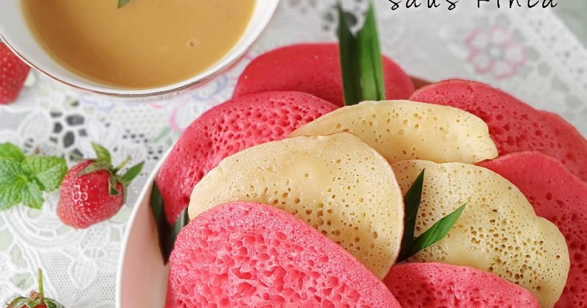Resep Serabi Saus Kinca (Tanpa Santan lebih sehat tetap enak) 😍 oleh ...