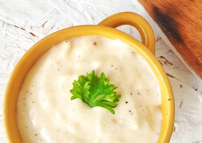Resep Cheesy Bechamel Sauce oleh Mommy Nawla#Jeehan - Cookpad