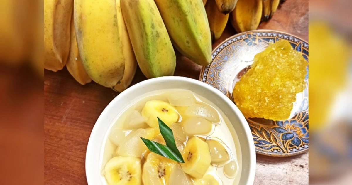 Resep Wedang Setup Pisang + Kolang Kaling & Gula Batu oleh Fani Eka N ...