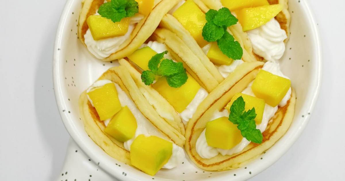 233 resep pancake mangga enak dan mudah - Cookpad
