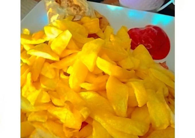 Fried Irish potato (chips) Recipe by murjanatu suleman Isah - Cookpad