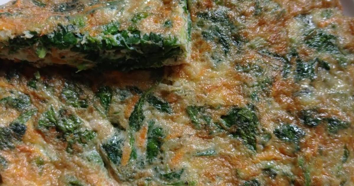208 resep telur dadar bayam wortel enak dan mudah - Cookpad