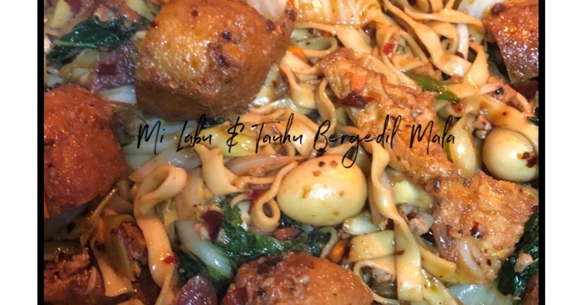 Resipi Mi Labu & Tauhu Bergedil Mala oleh Audrey J - Cookpad