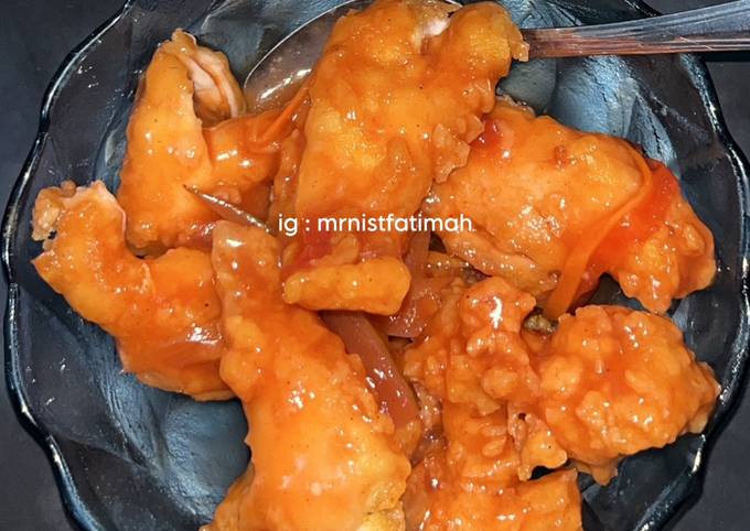 Resep Chicken asam manis oleh Meirani Siti fatimah - Cookpad
