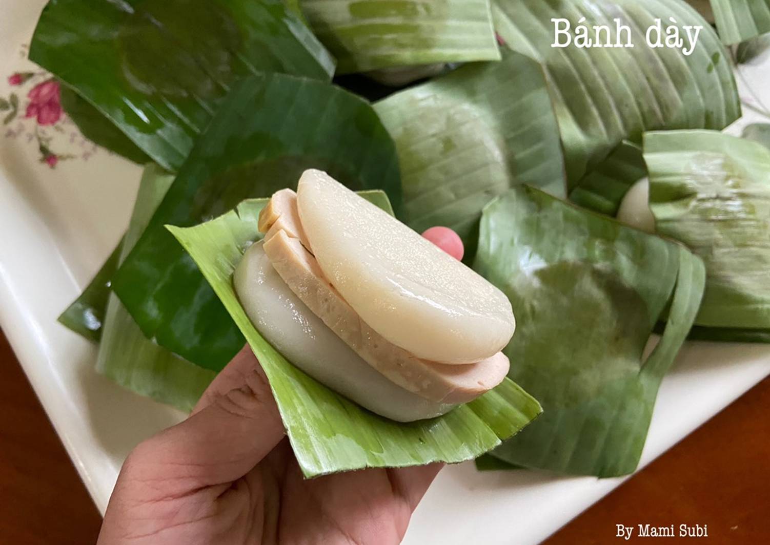 Cách Làm Món Bánh dày chả lụa của Thoa Nguyen - Cookpad