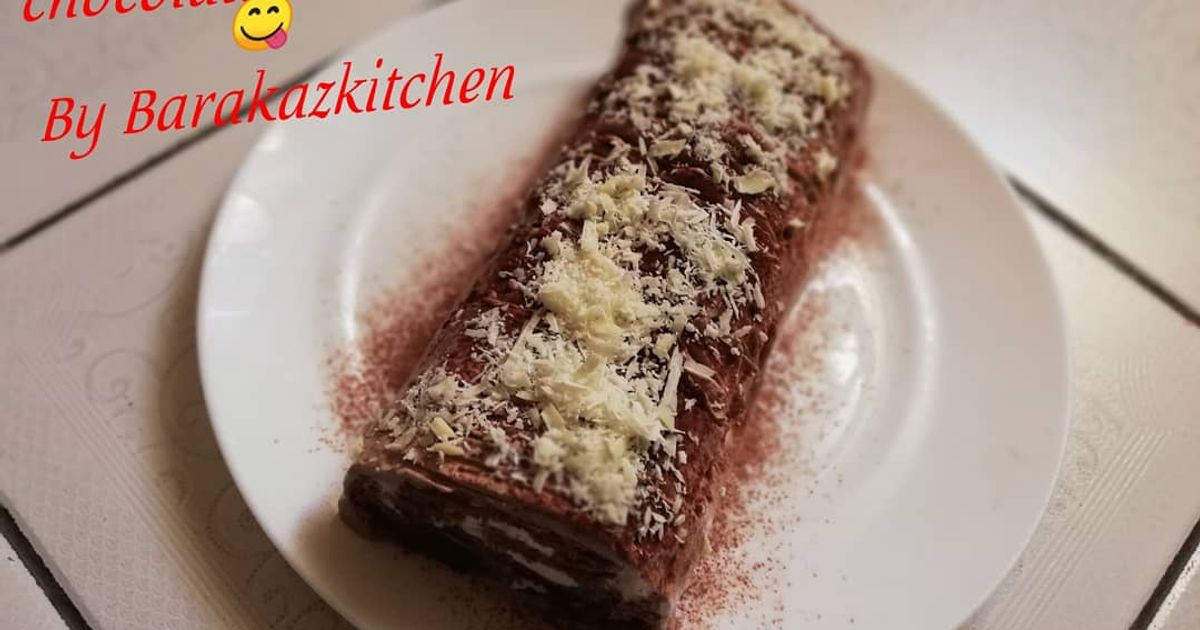 Chocolate Swiss Roll Recipe by Baraka M Glory - Cookpad