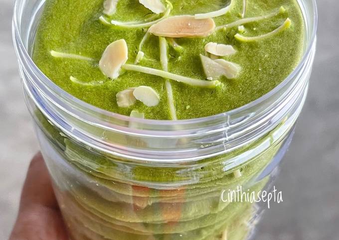 Resep Almond Crispy Cheese Greentea oleh Cinthia Septa - Cookpad