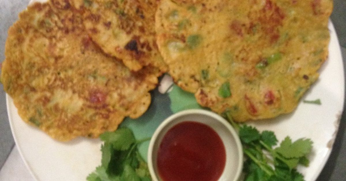 Kiran Solanki દ્વારા રેસીપી બેસન ચિલ્લા - કૂકપૅડ