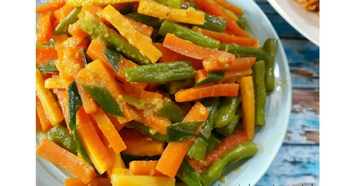 Resep tumis buncis wortel potong serong rumahan enak dan mudah - Cookpad