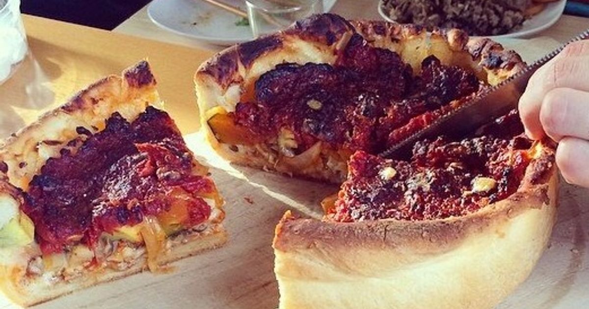 Chicago Style Deep Dish Pizza Recipe by Felice - Cookpad