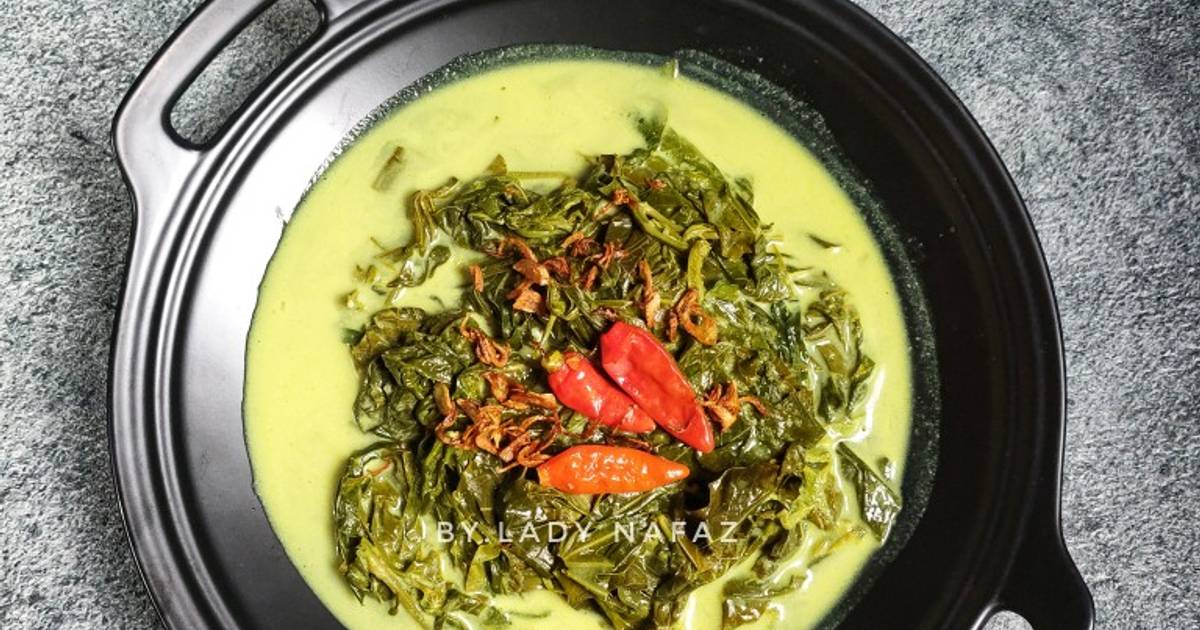 Resep Gulai Daun Singkong oleh Lady Nafaz - Cookpad