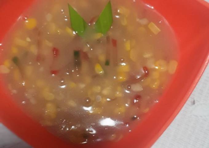 Resep Bubur Jagung Delima oleh @𝓡𝓪𝓱𝓶𝓪 🧑‍🍳 - Cookpad