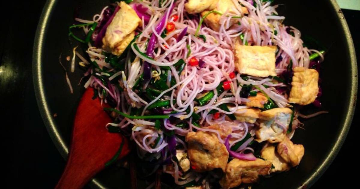 Cách Làm Món Bún xào chay của Chói in the kitchen - Cookpad