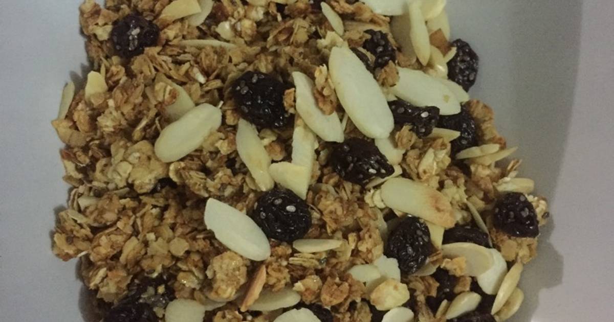 Resep Homemade Granola oleh Triia Hadiati - Cookpad