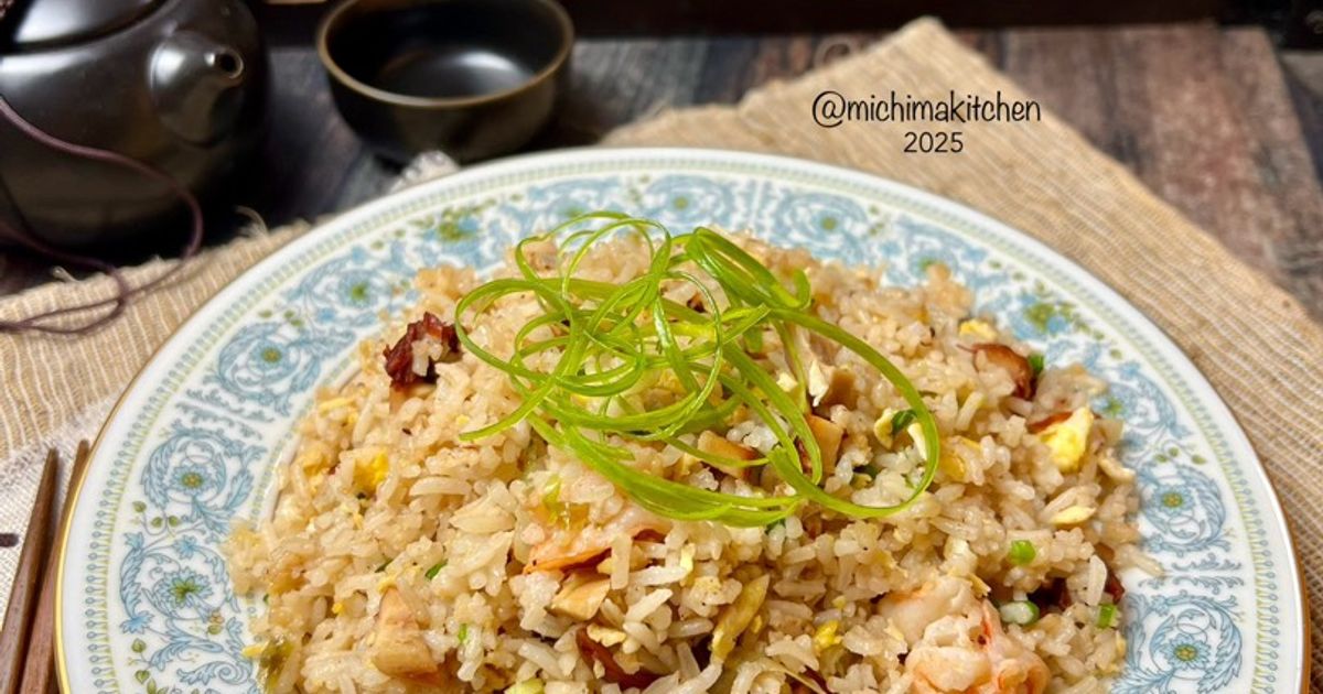Resep nasi goreng yang chow udang rumahan enak dan mudah - Cookpad
