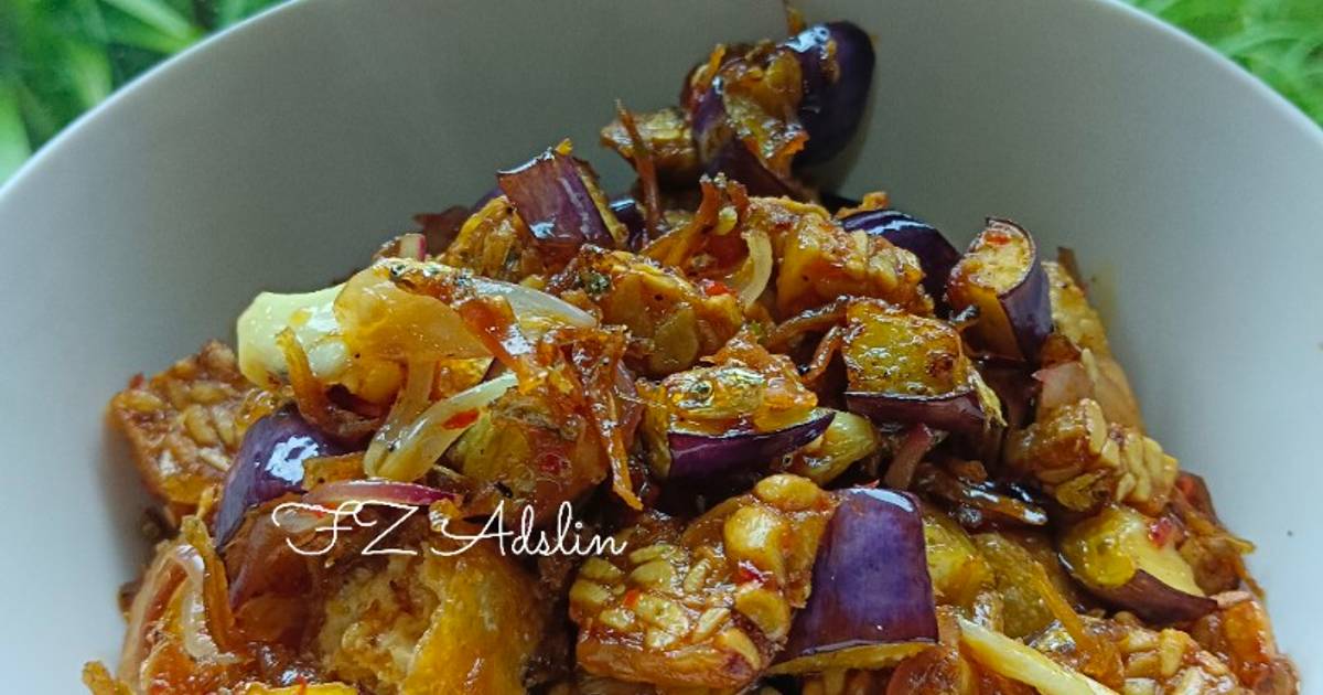 Resipi Terung,Tauhu,Tempe dan Ikan Bilis Goreng Berlada oleh FZ Adzlin ...
