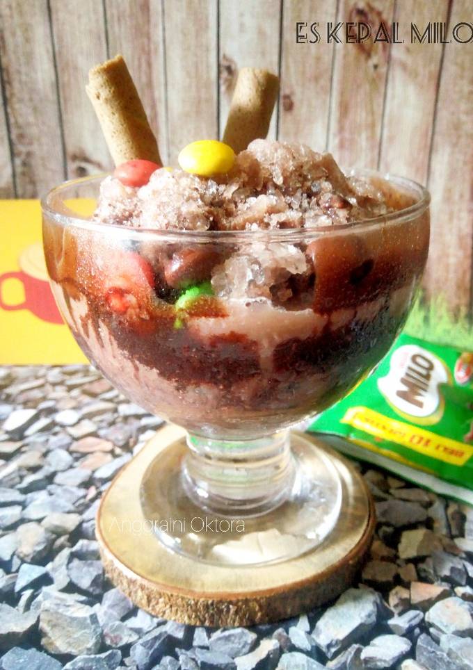 Resep Es Kepal Milo #Recook_Ratih oleh Anggraini Oktora - Cookpad