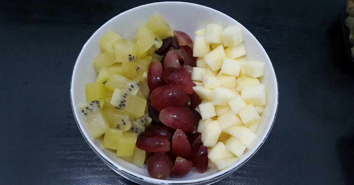 Resep Fruit Salad With Sour Sweet Dressing oleh Ansilia Lusiana - Cookpad