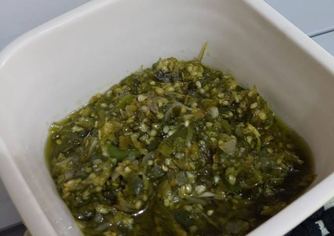 Resep Cabe ijo khas padang (tanpa teri) oleh Ai Fen - Cookpad