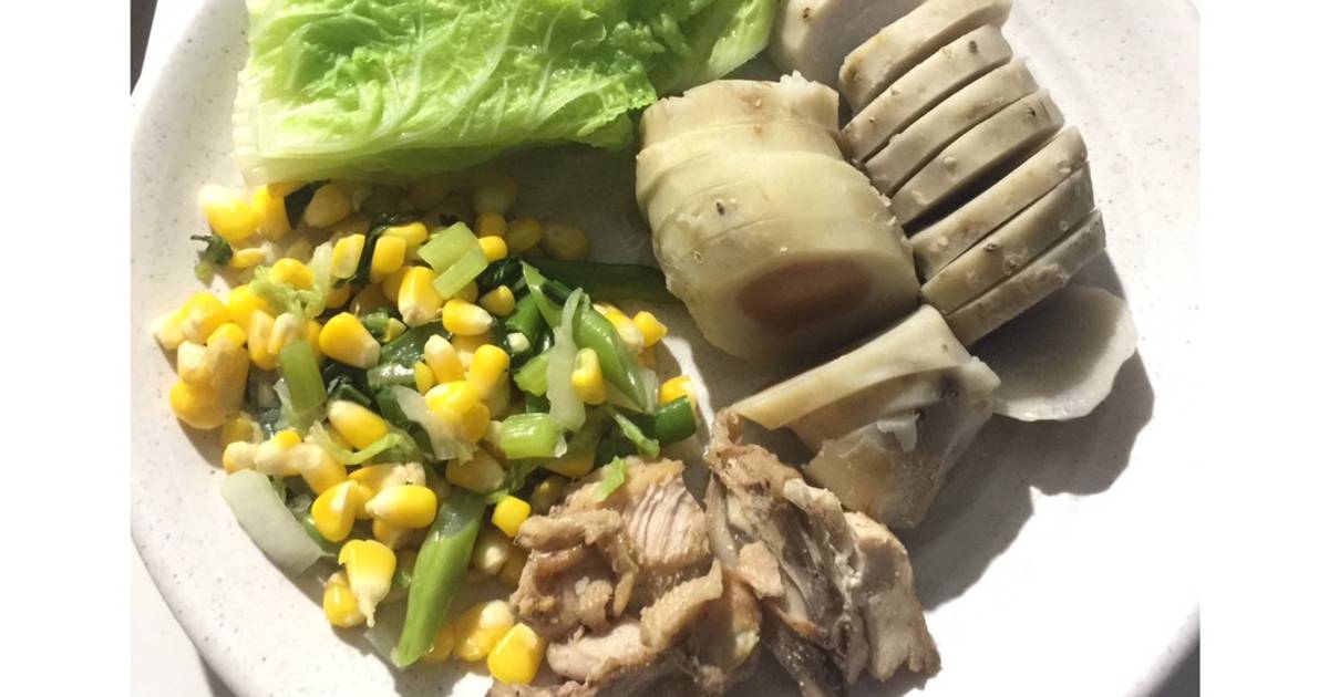 Resep Talas belitung mix sayur dan ayam (Diet PCOS) oleh Genoveva Venna ...
