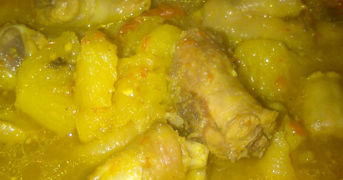 Resep lempah kuning leher ayam oleh Ameera Aurellia - Cookpad