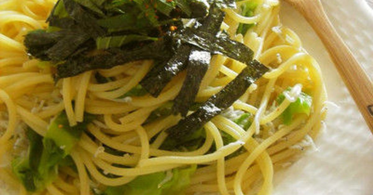 Japanese Pasta With Shirasu And Cabbage Pasta Recipe By Fushicche