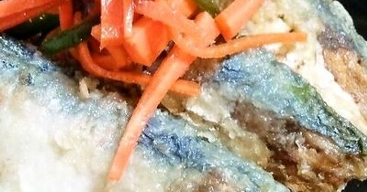 Horse Mackerel Nanbanzuke Marinade (Aji Nanbanzuke) Recipe By Fushicche